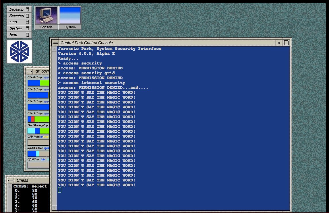Recreate ‘Jurassic Park’ Hacking Scene With Jurassic Systems