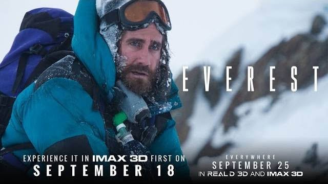 Jake Gyllenhaal Everest IMAX banner