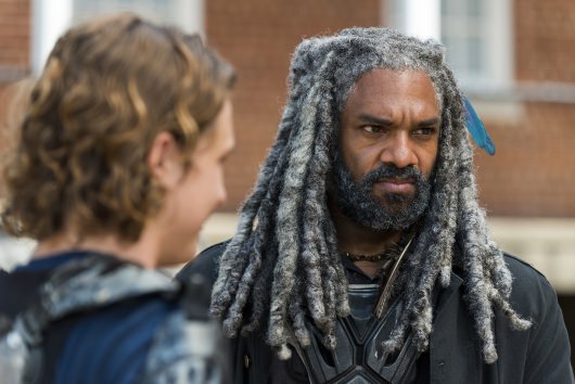 Khary Payton as Ezekiel, Logan Miller as Benjamin – The Walking Dead